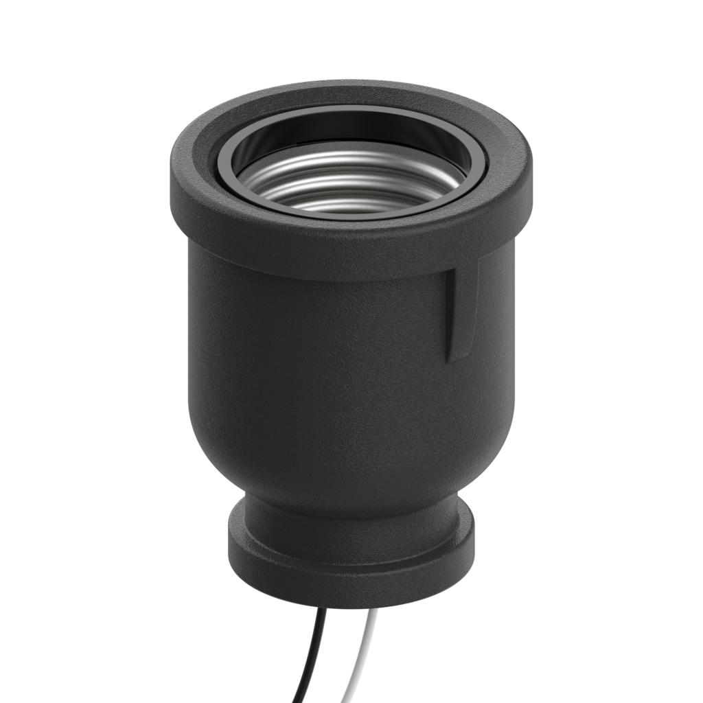 Iron Pipe Lamp Socket That fits 1/2 inch Iron Pipe (NPT) – SteamLit